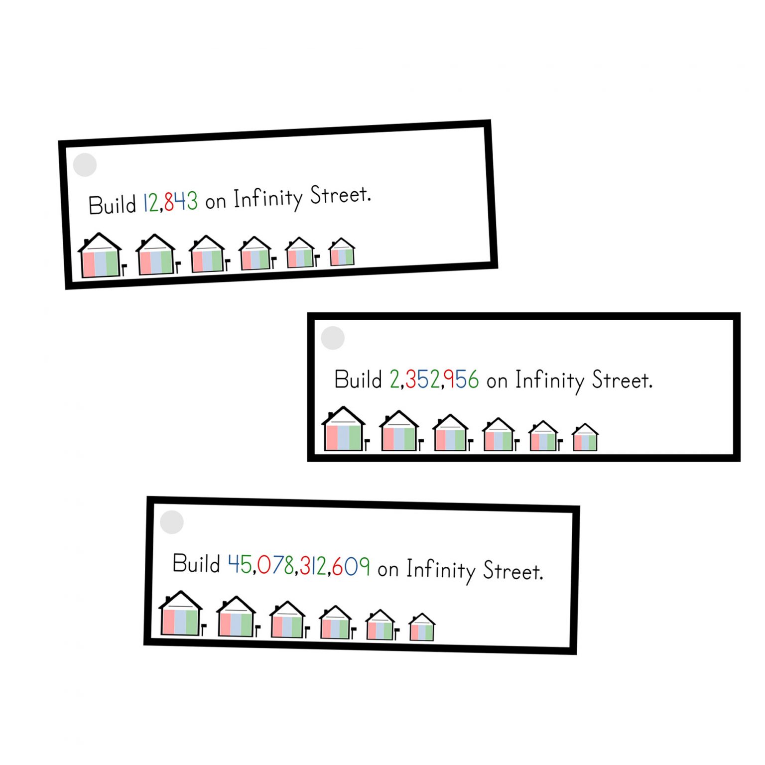 Infinity Street: A Montessori Place Value Activity - Free and Unfettered